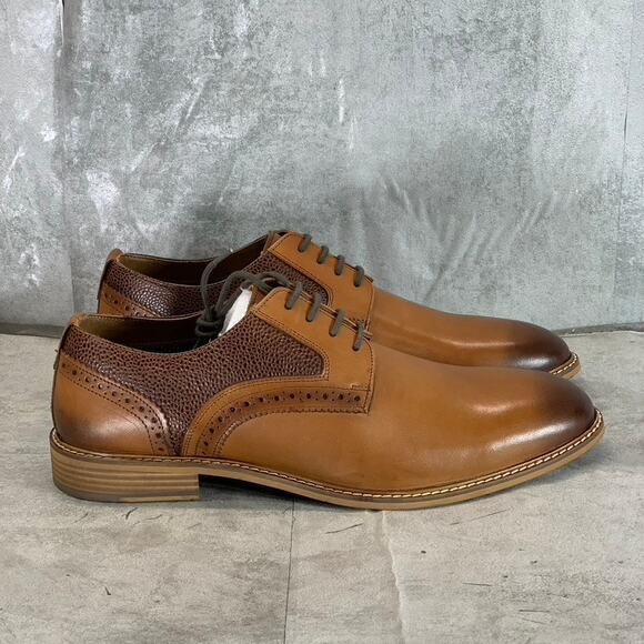 Thomas & Vine | Shoes | Thomas Vine Mens Cognac Clayton Plaintoe Brogue ...